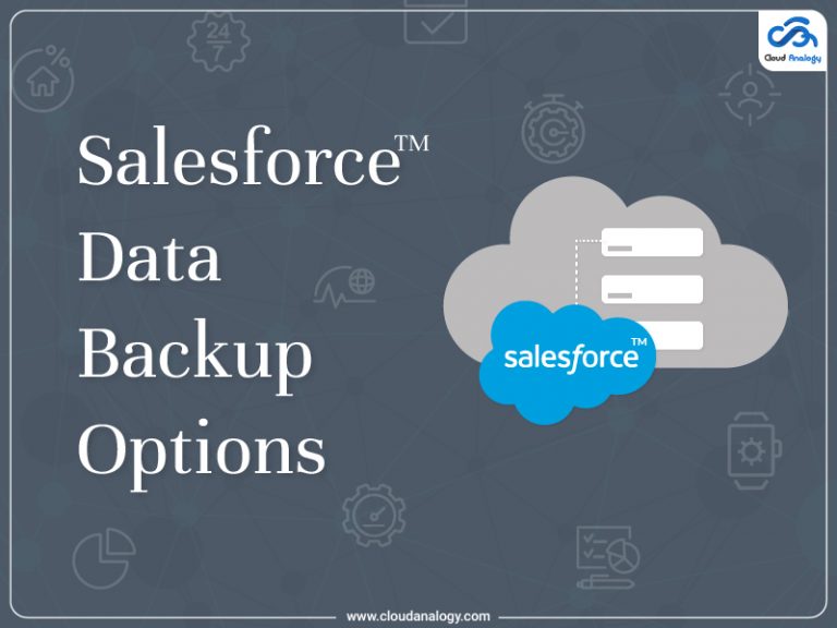 Salesforce Data Backup Options At A Glance Cloud Analogy