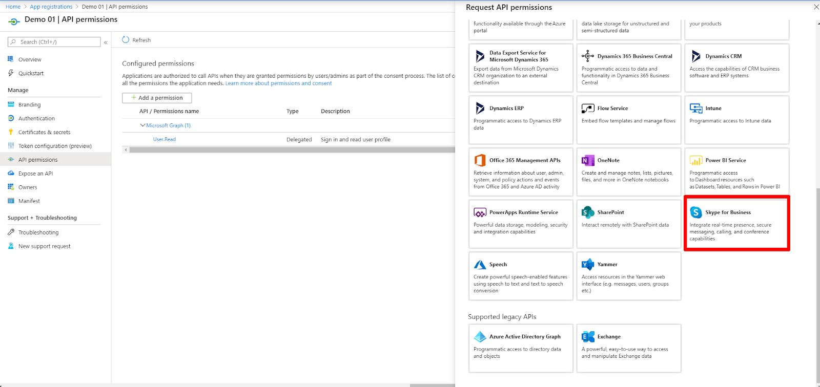 Salesforce Integration with Skype For Business Module