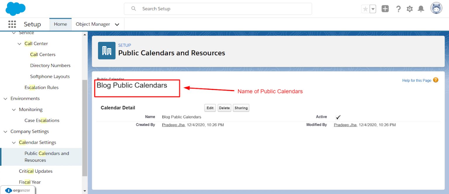 How To Get Started With Public Calendar In Salesforce - Top Salesforce ...