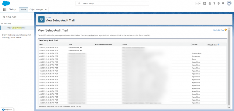 Audit Trail In Salesforce: How to Setup And Use Audit Trail
