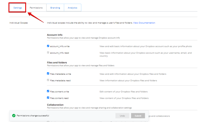 Salesforce Integration To Dropbox Using Named Credentials