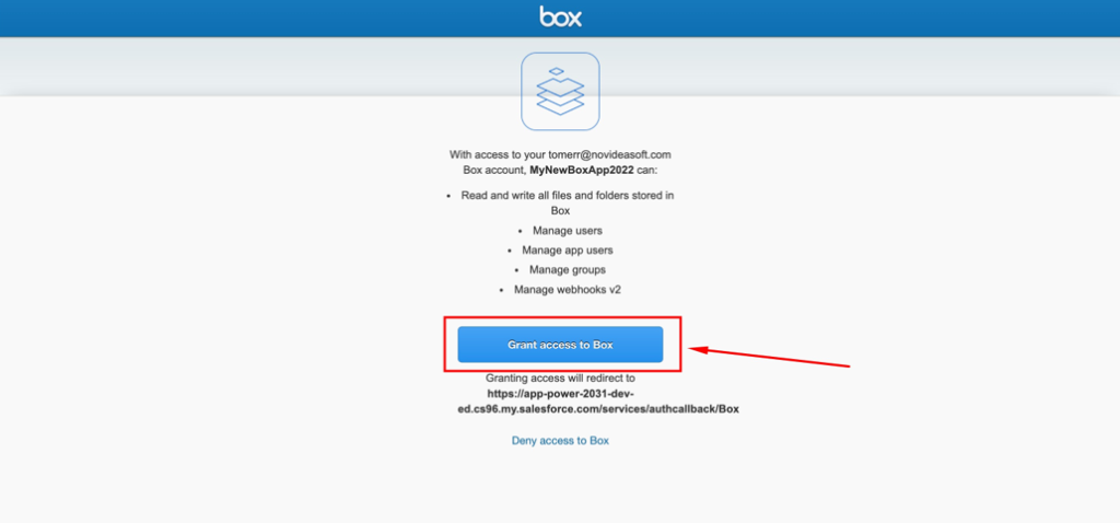 Box and Salesforce Integration Using Named Credentials