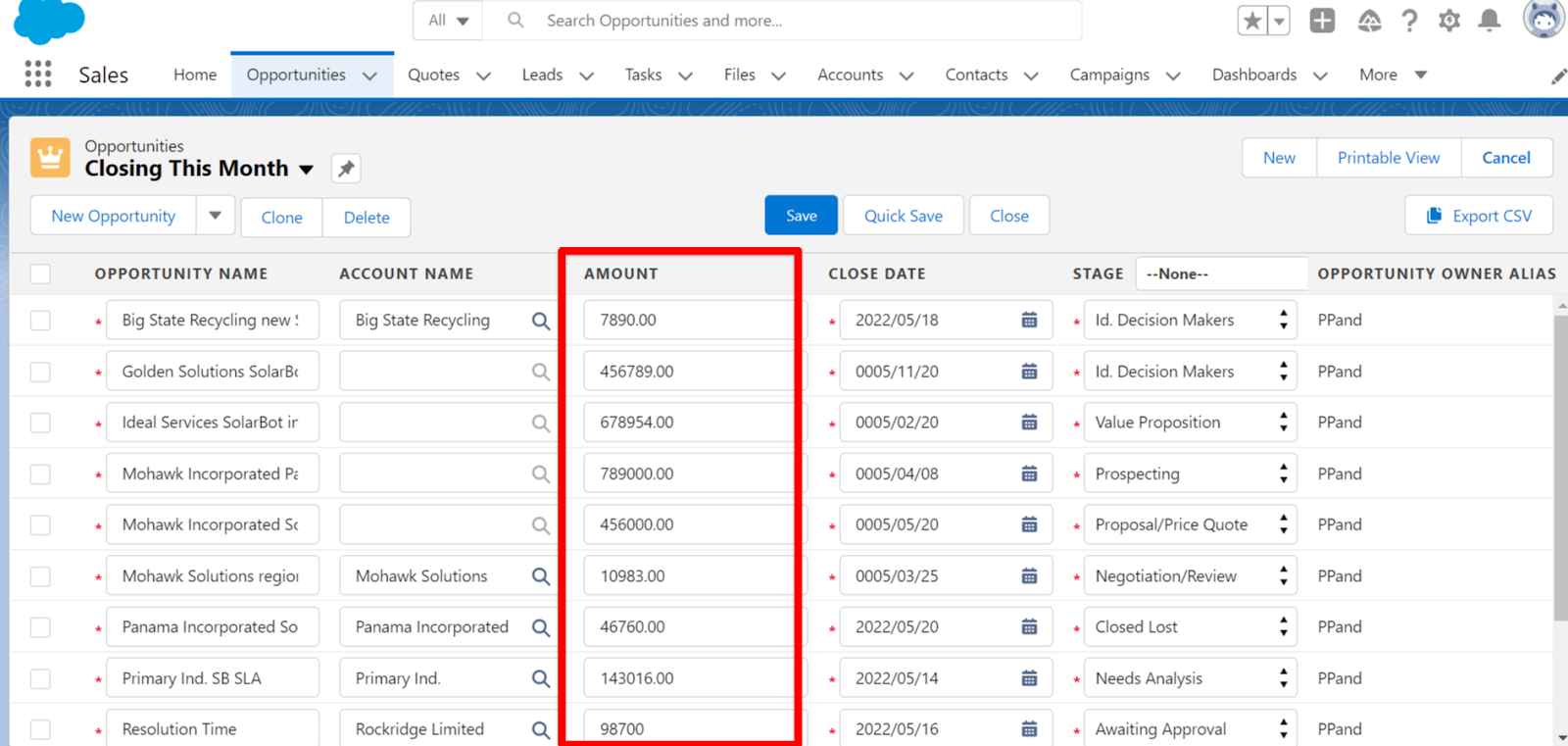 Salesforce Mass Editor Extension Features and Use Cases