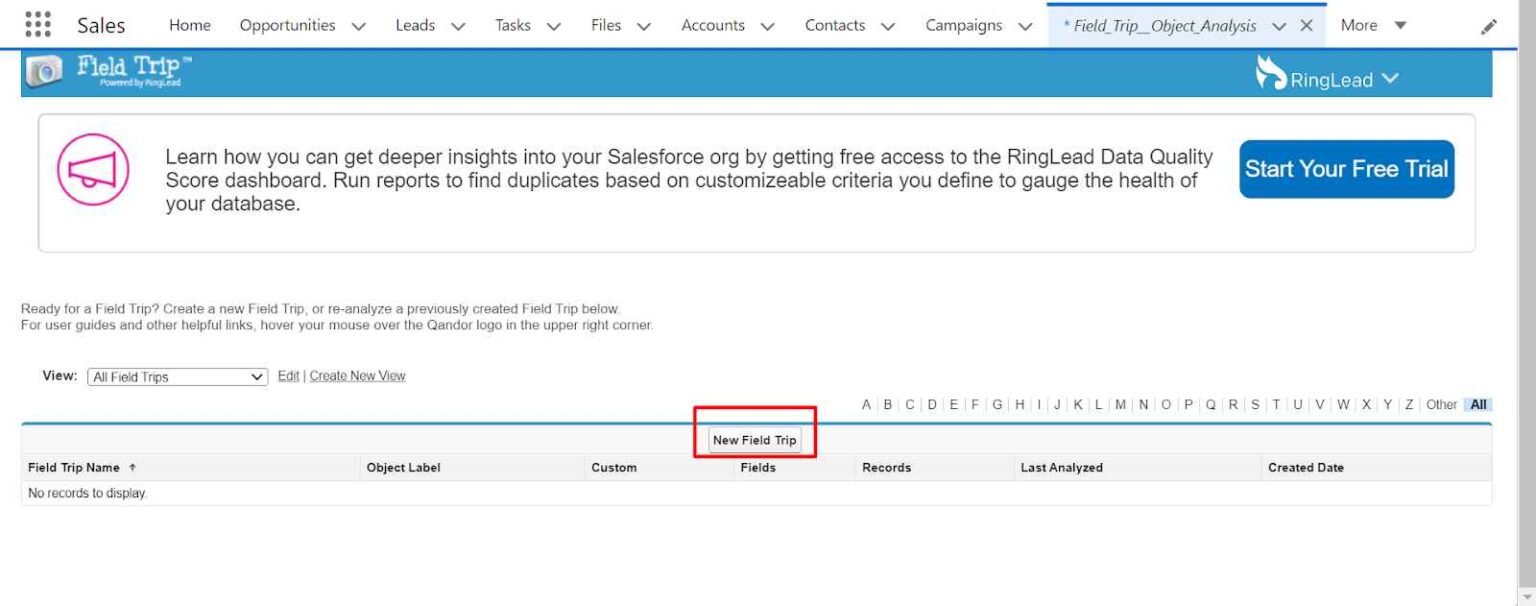 How to Find Unused Fields in Salesforce Using ZoomInfo Field Trip?