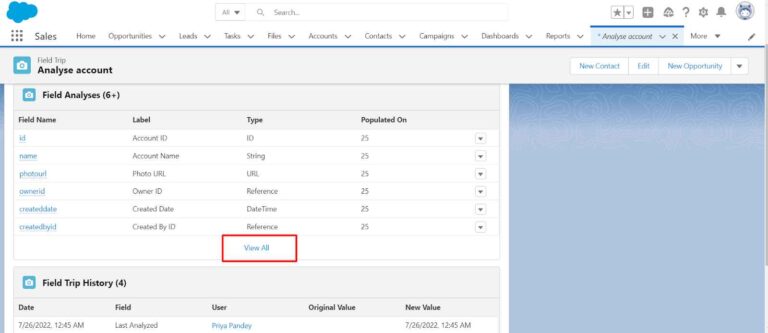 How to Find Unused Fields in Salesforce Using ZoomInfo Field Trip?